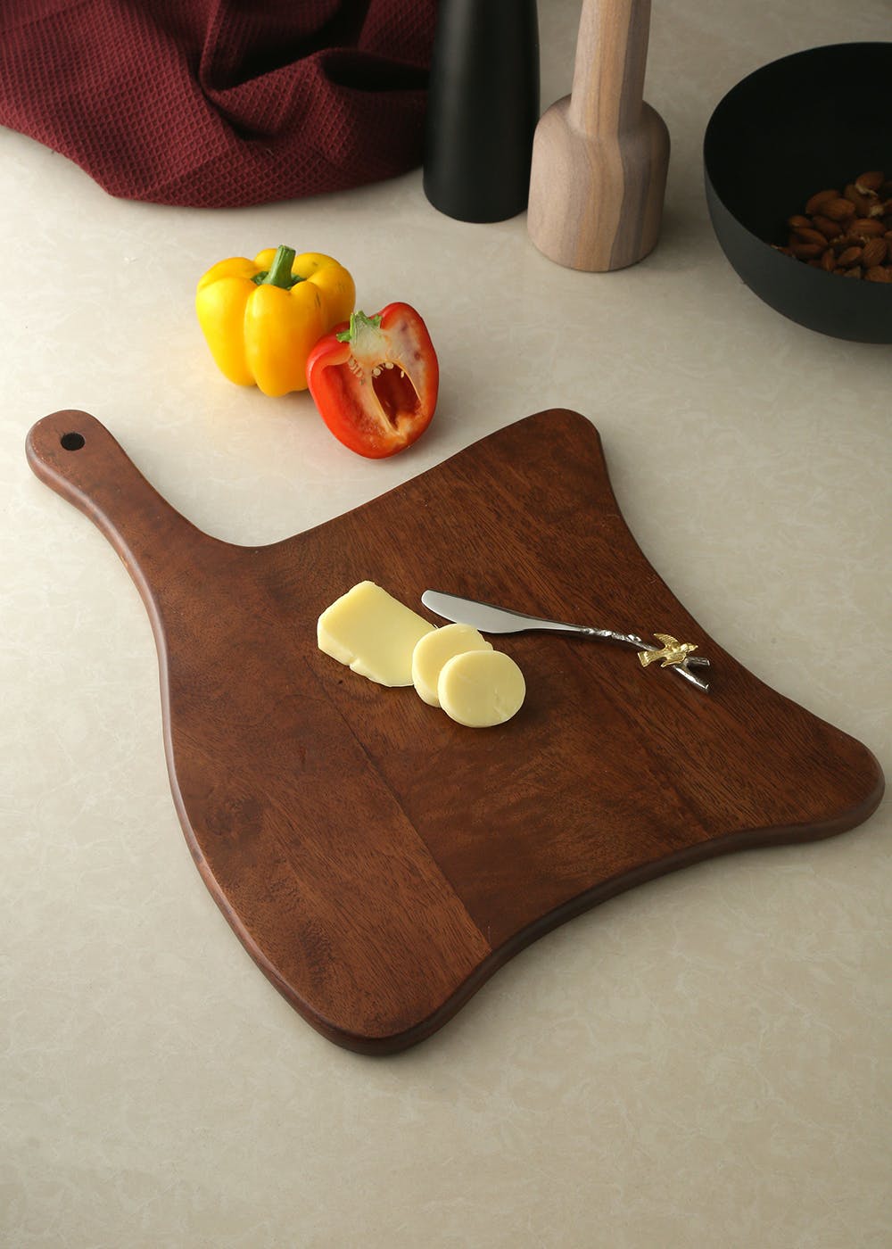 Get Specially Designed Natural Finish Unusual Shape Chopping Board at ...