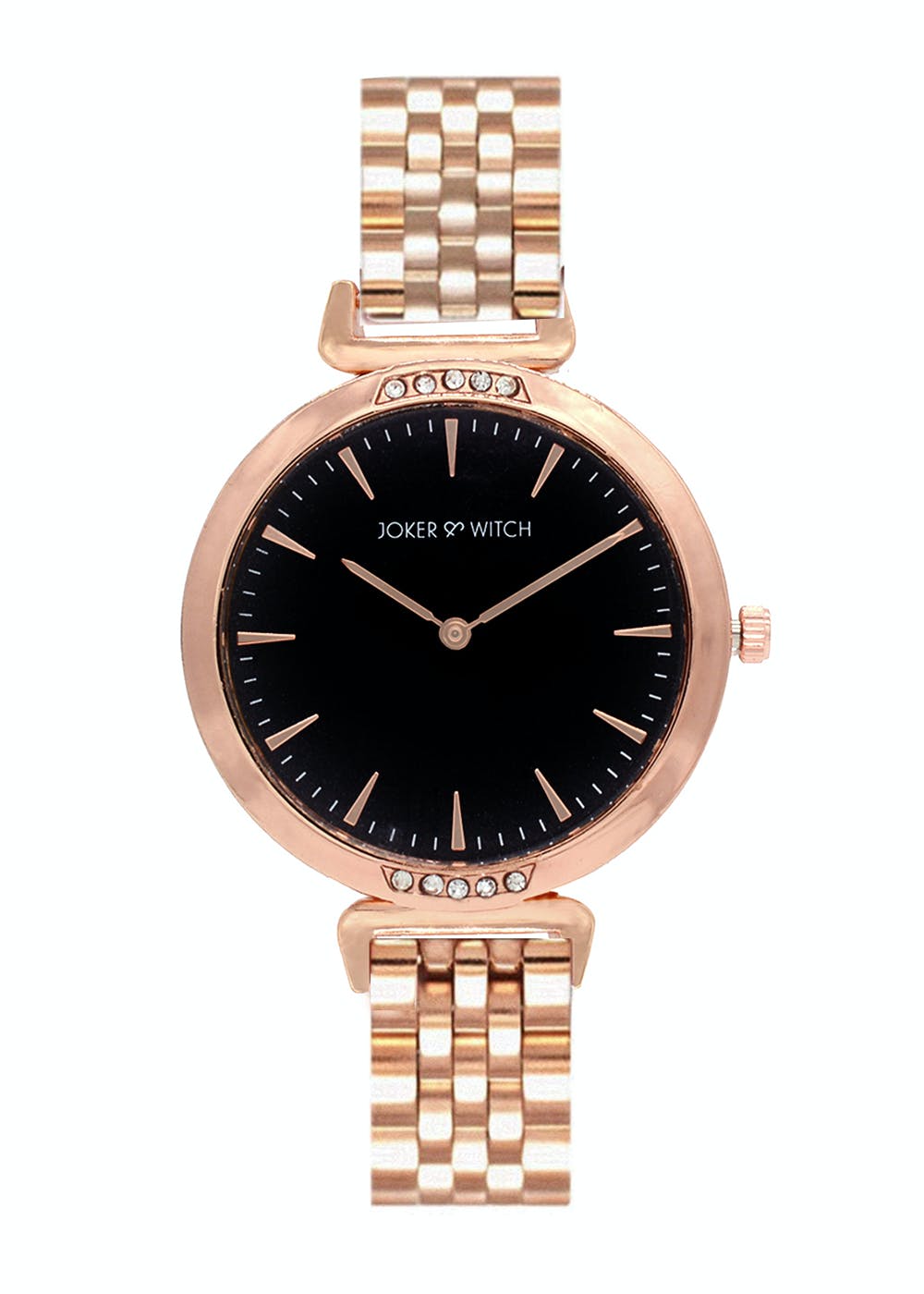 Get Petite Black Dial Classic Rose Gold Watch at ₹ 2099 | LBB Shop