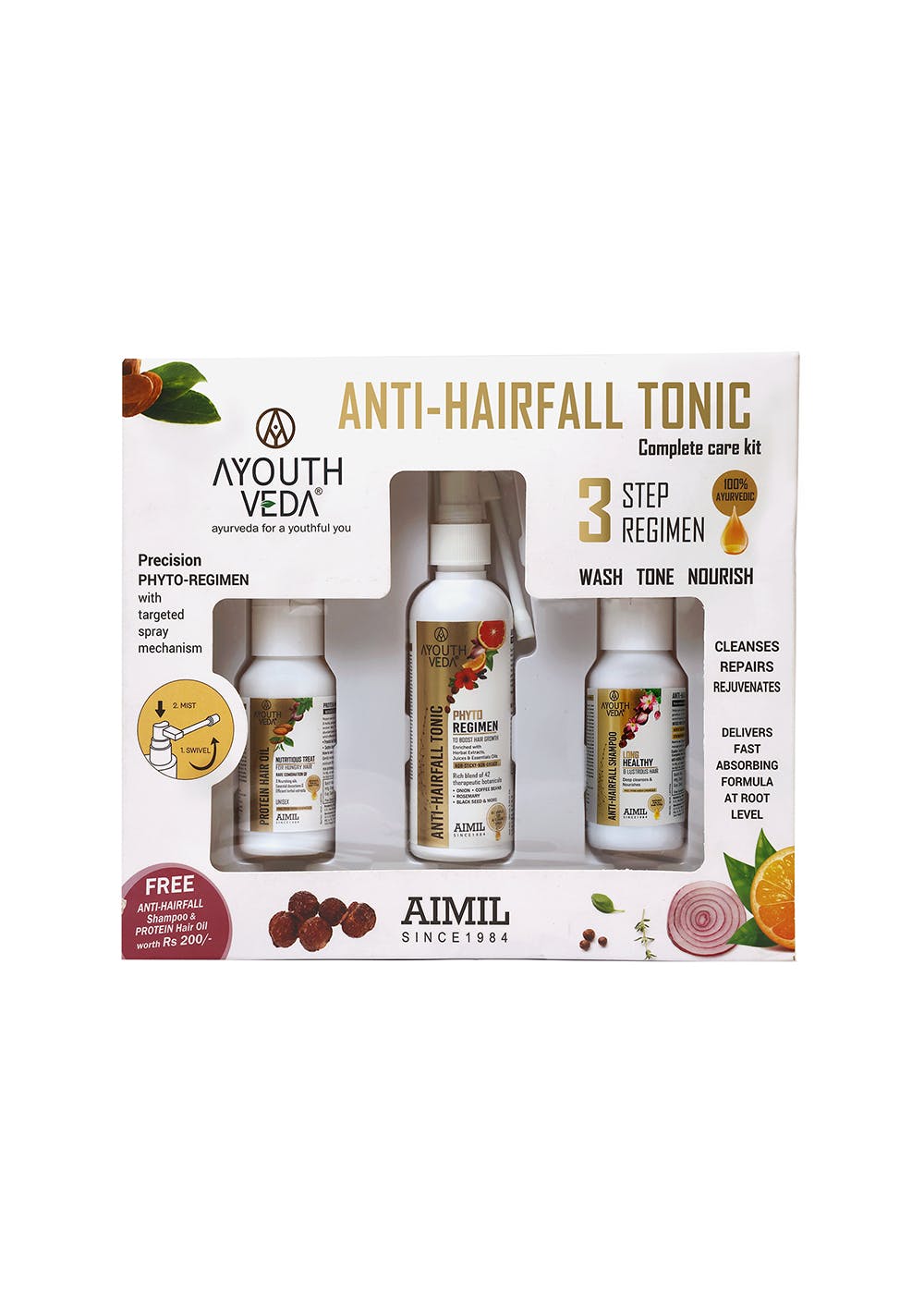 Get Anti Hair Fall Control Kit - Anti-Hair Fall Tonic, Anti Hairfall ...
