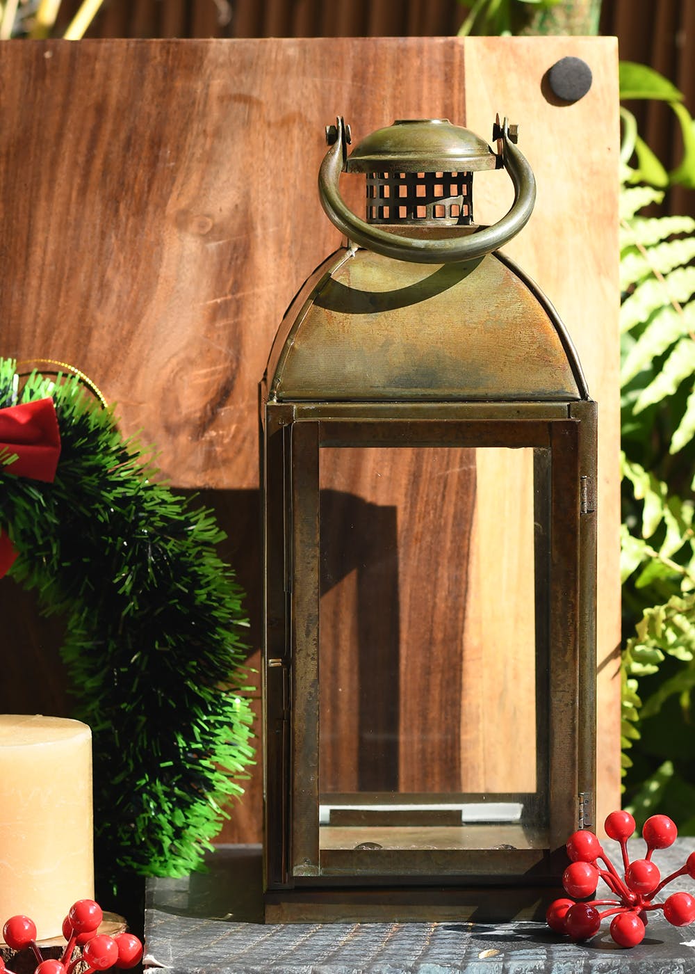 Get Antique Distressed Metal Lantern at ₹ 1850 | LBB Shop