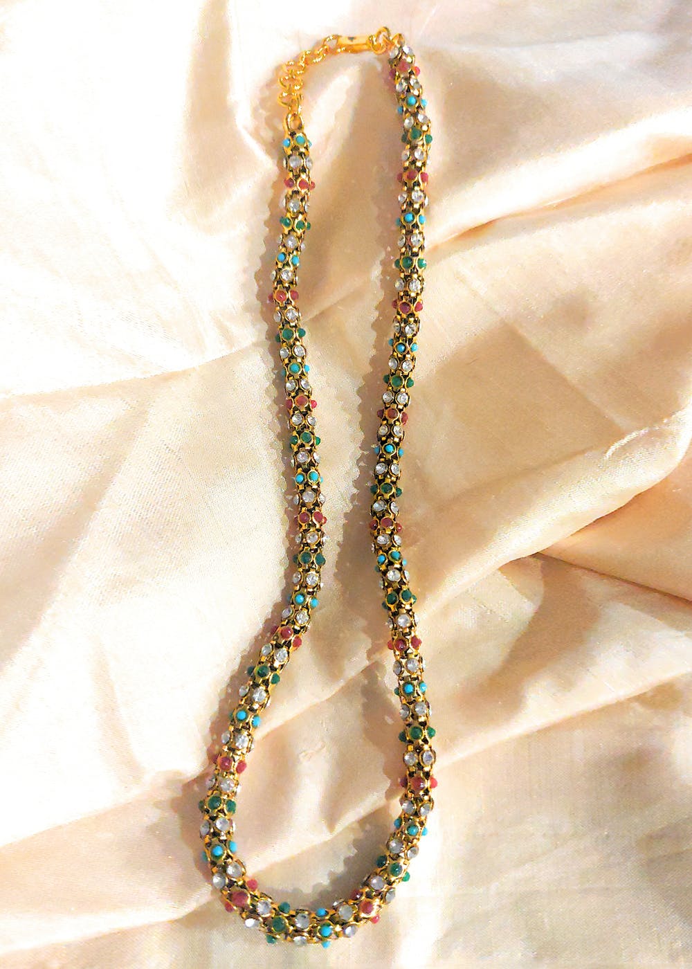 Get Elegant Multi-Colour Zircon Ethnic Chain at ₹ 1449 | LBB Shop