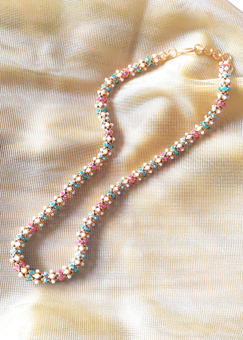 Get Elegant Multi-Colour Pearl Ethnic Chain at ₹ 1449 | LBB Shop