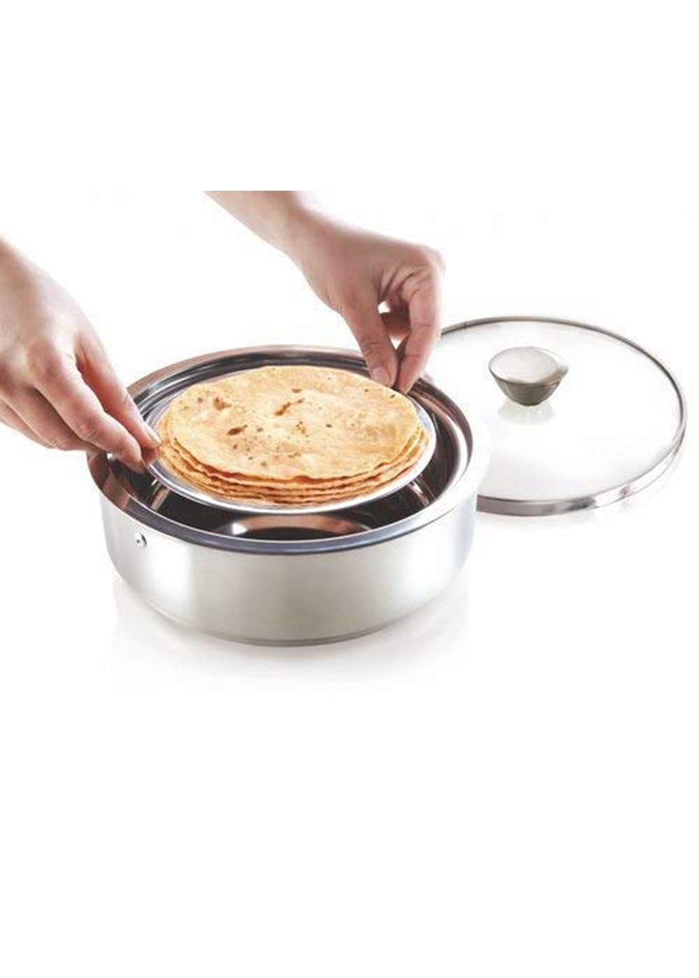Get Stainless Steel Insulated Roti Server (1100 ml) - Set of 1 at ₹ 760 ...