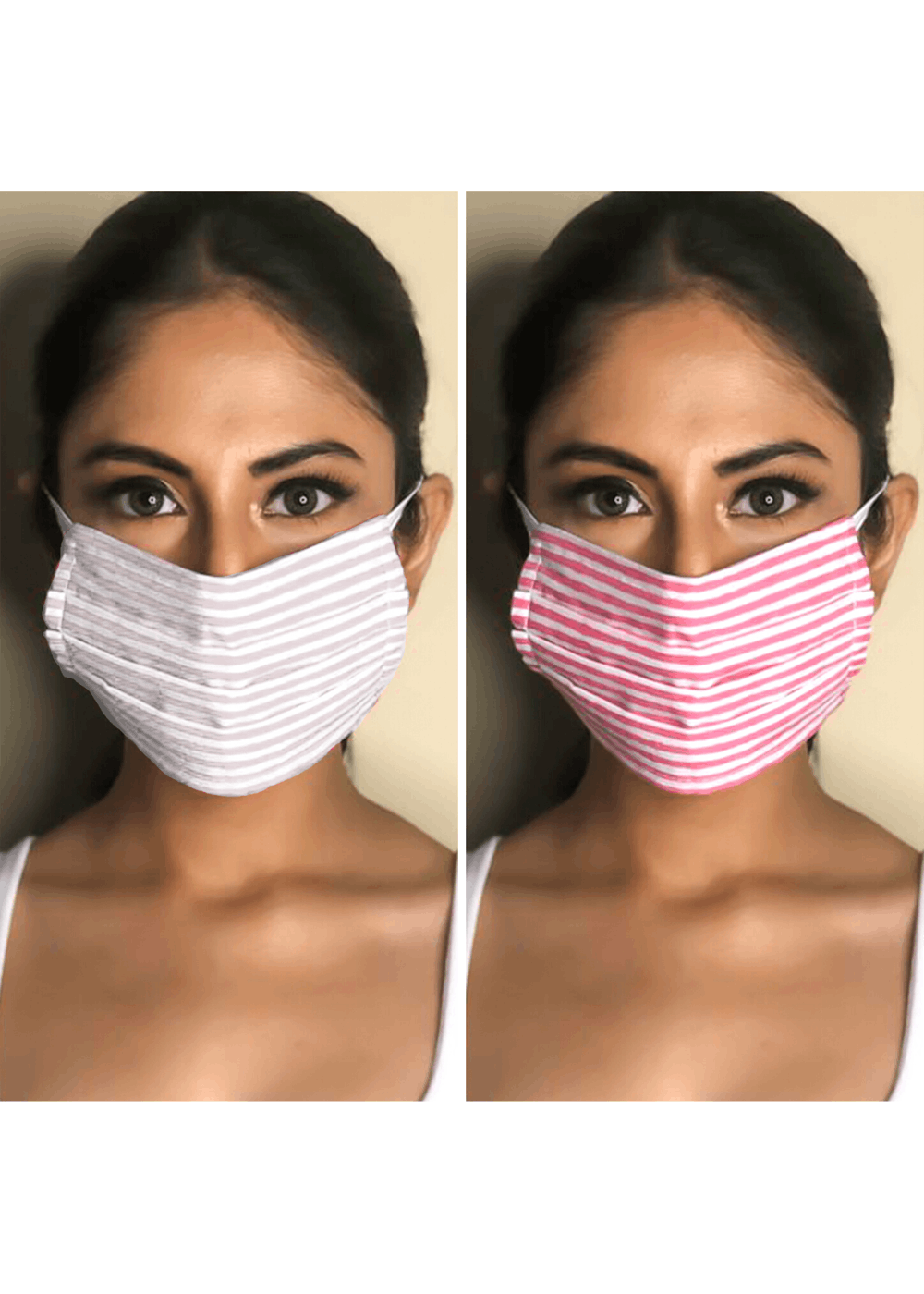 Get Striped Face Mask - Set of 6 at ₹ 700 | LBB Shop