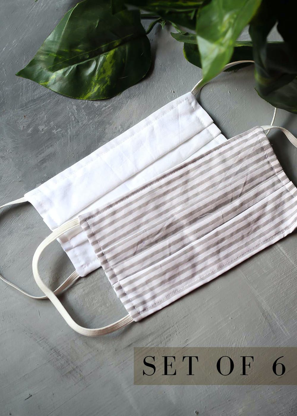 Get Basics Face Mask Set of 6 at ₹ 650 | LBB Shop