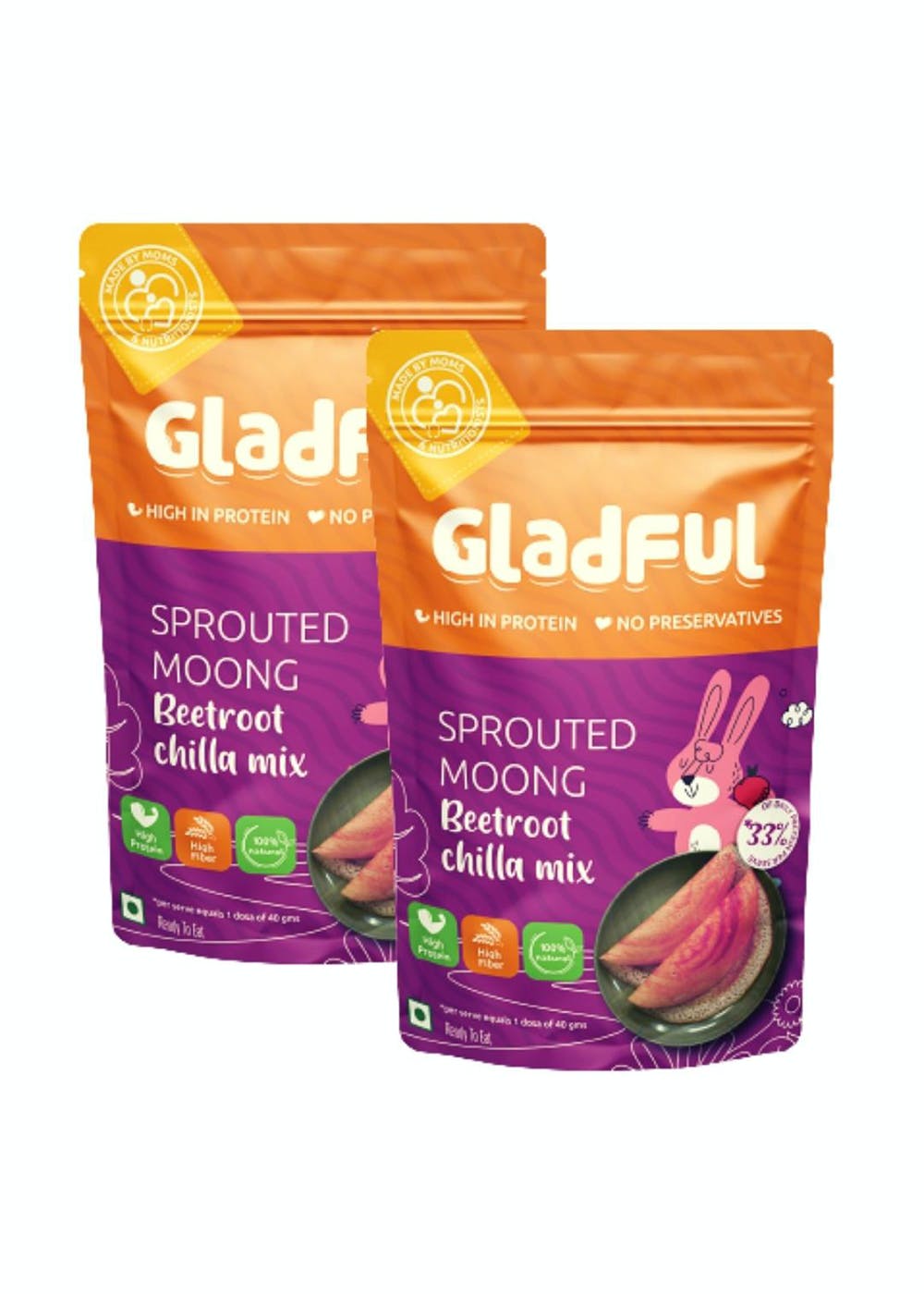 Get Beetroot Protein Sprouted Lentils & Millets Instant Chilla – Dosa ...