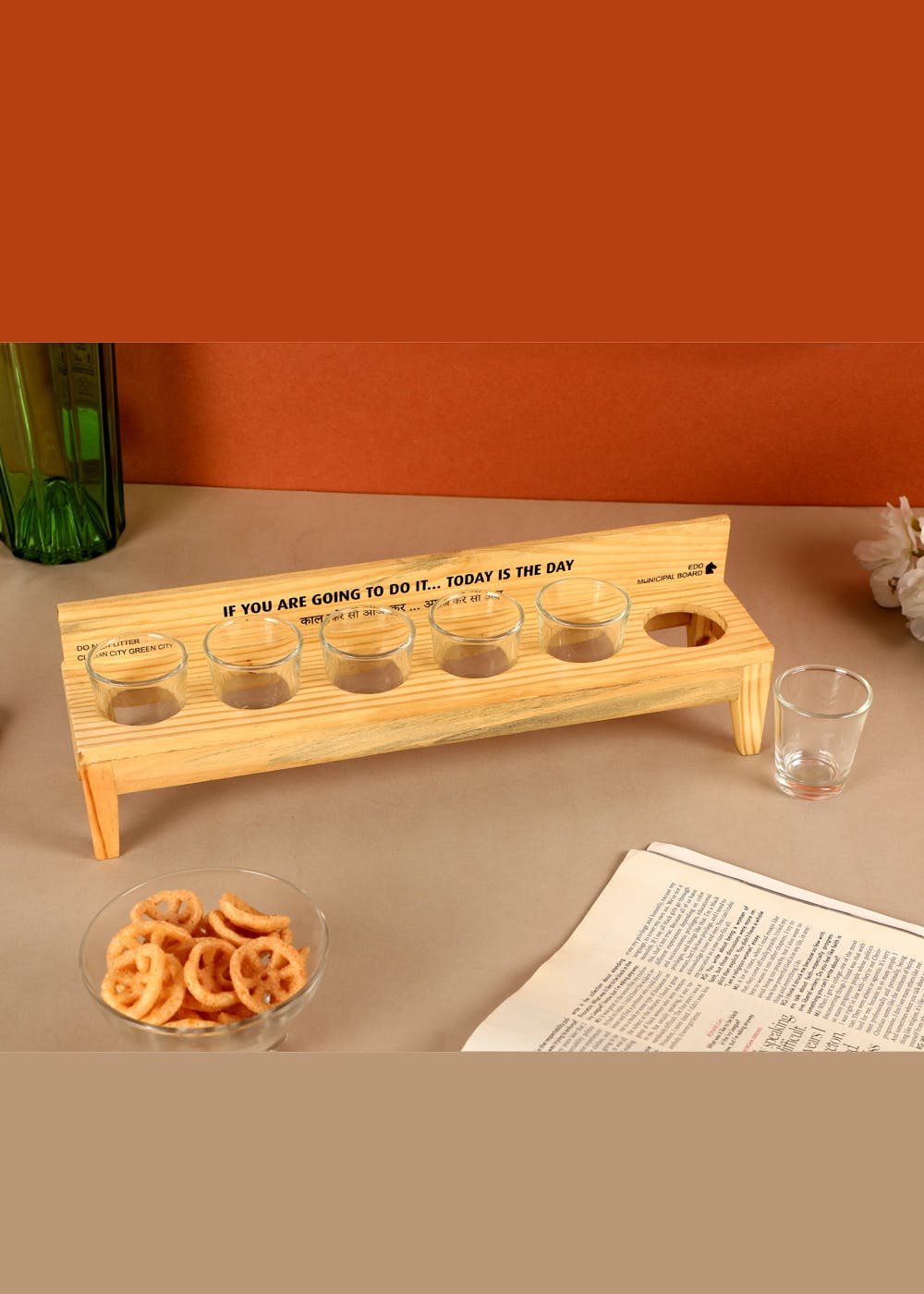 Get Sarkari Bench Shot Glass -Set Of 6 at ₹ 1600 | LBB Shop