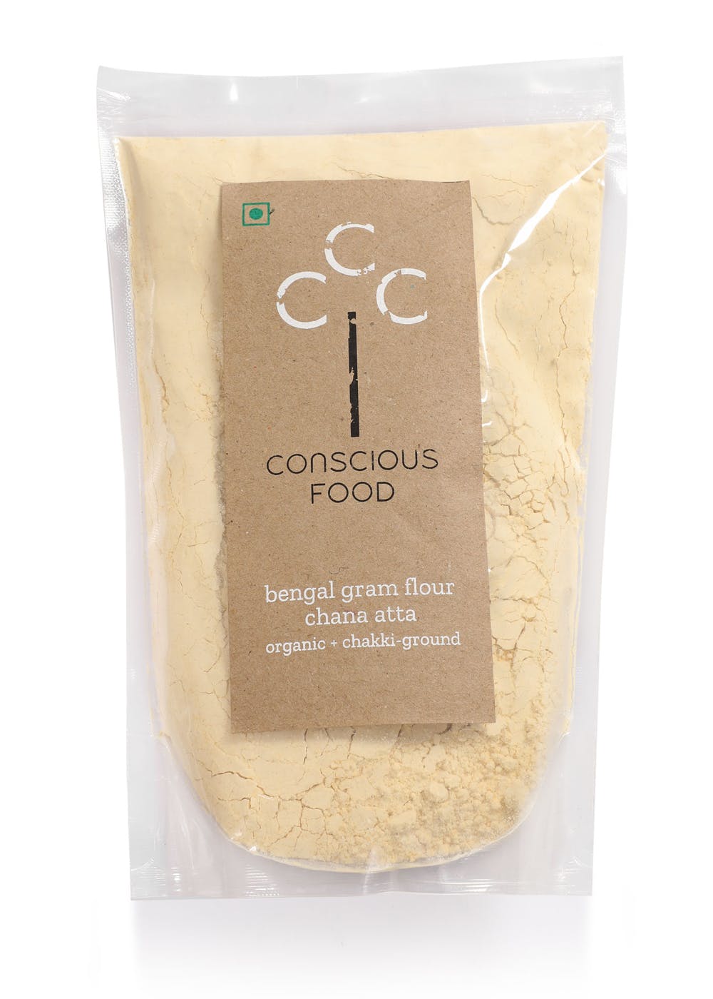 Get Organic Bengal Gram Flour (Chana Atta) 500G at ₹ 159 | LBB Shop