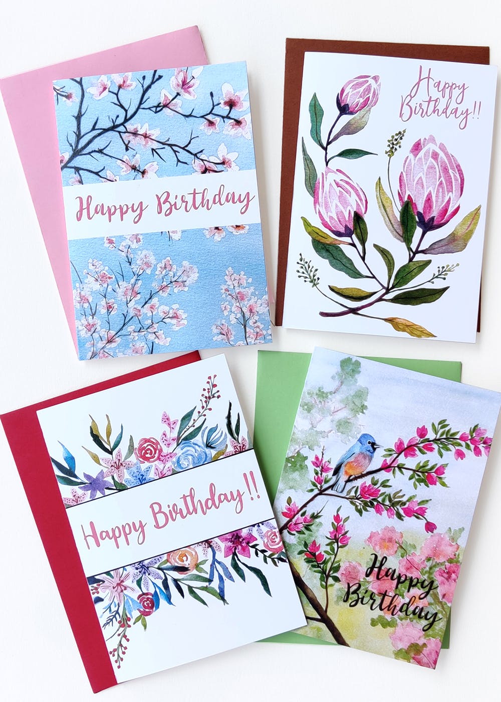 Get Set of 4 Birthday Greeting cards at ₹ 239 | LBB Shop