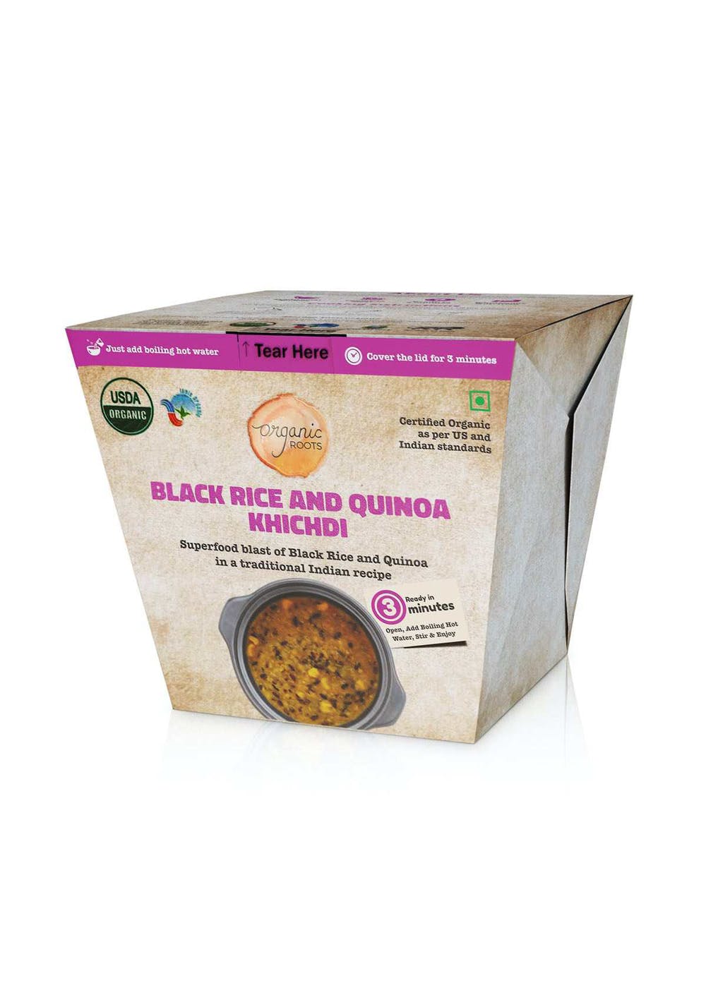 Get Black Rice & Quinoa Khichdi- 55gm at ₹ 175 | LBB Shop