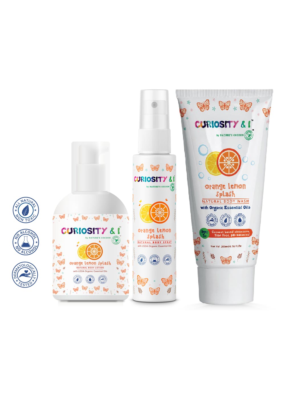 Get Orange Lemon Splash Combo of Body Lotion, Body Spray, Body Wash at ...