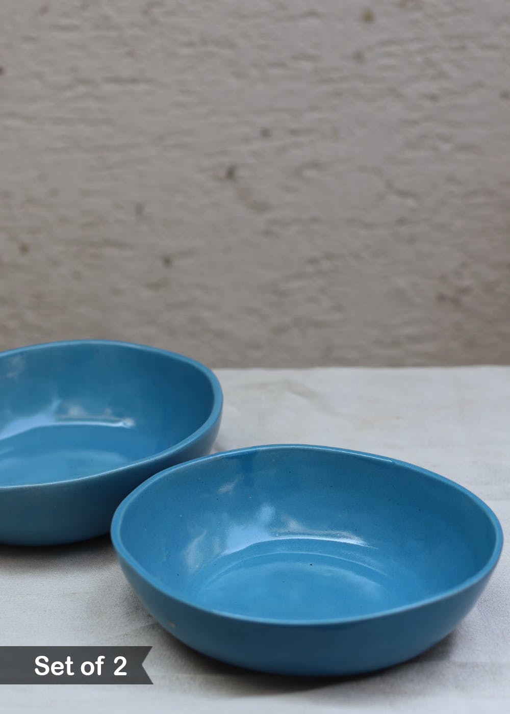 Get Blue Curry Bowl - Set of 2 at ₹ 849 | LBB Shop