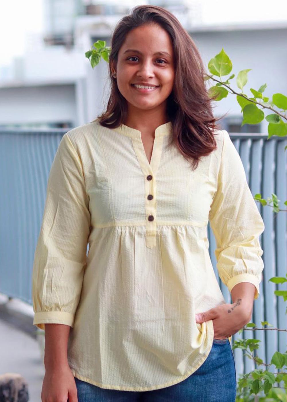 Get Solid A Line Tunic Top at ₹ null | LBB Shop