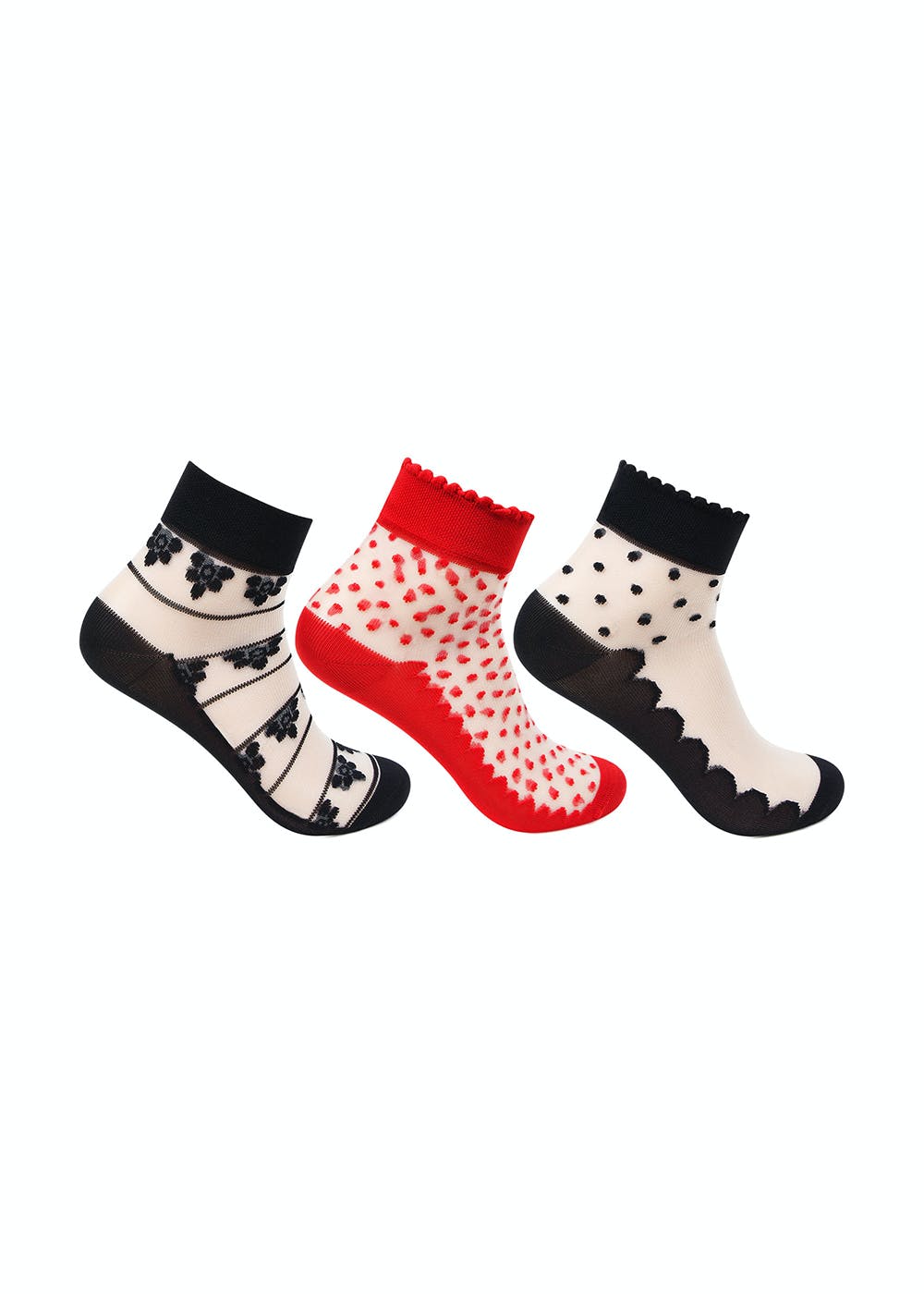 Get Woven Design Ankle Socks - Pack of 3 at ₹ 495 | LBB Shop