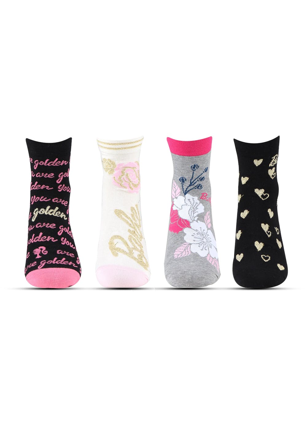 Get Barbie Ankle Socks - Pack Of 4 at ₹ 636 | LBB Shop