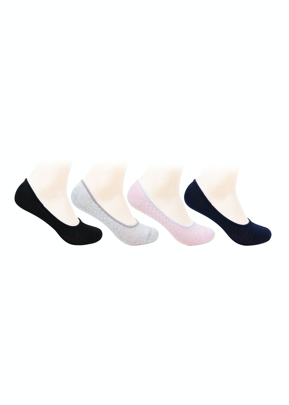 Get Geometric Design No Show Socks - Pack of 4 at ₹ 600 | LBB Shop
