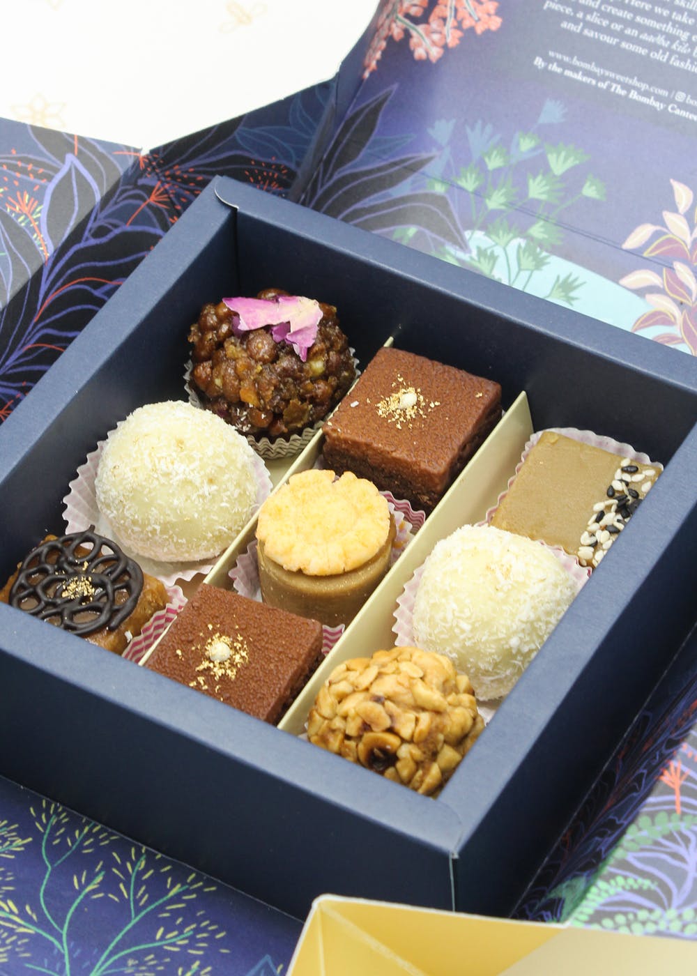 Get Handcrafted Assorted Mithai - Box of 9 (300gm) at ₹ 600 | LBB Shop