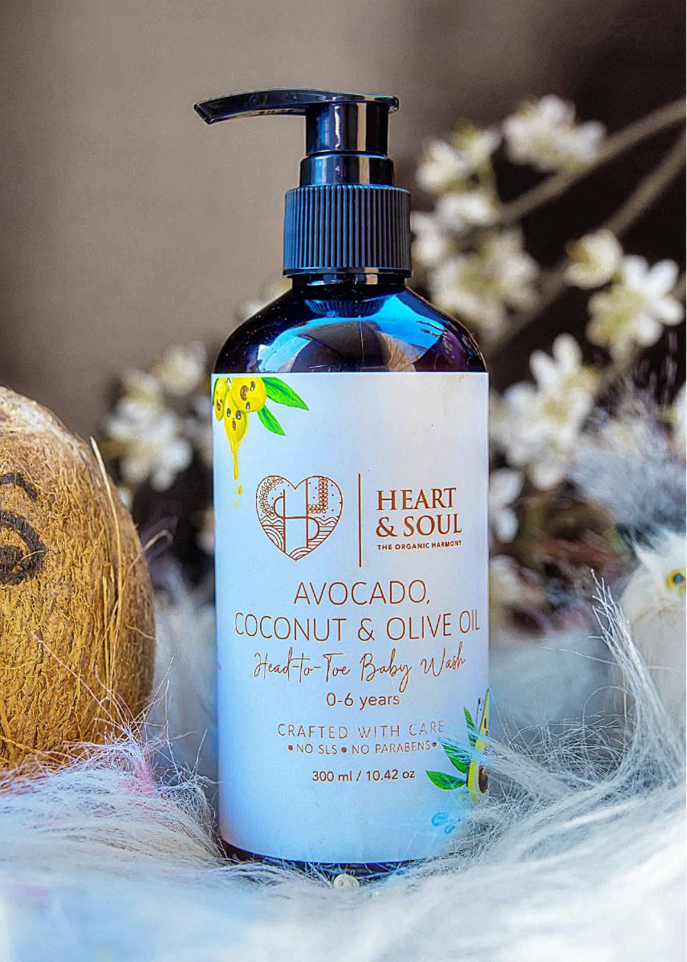 Get Avocado, Coconut, Olive Oil Baby Wash - 300 ml at ₹ 399 | LBB Shop