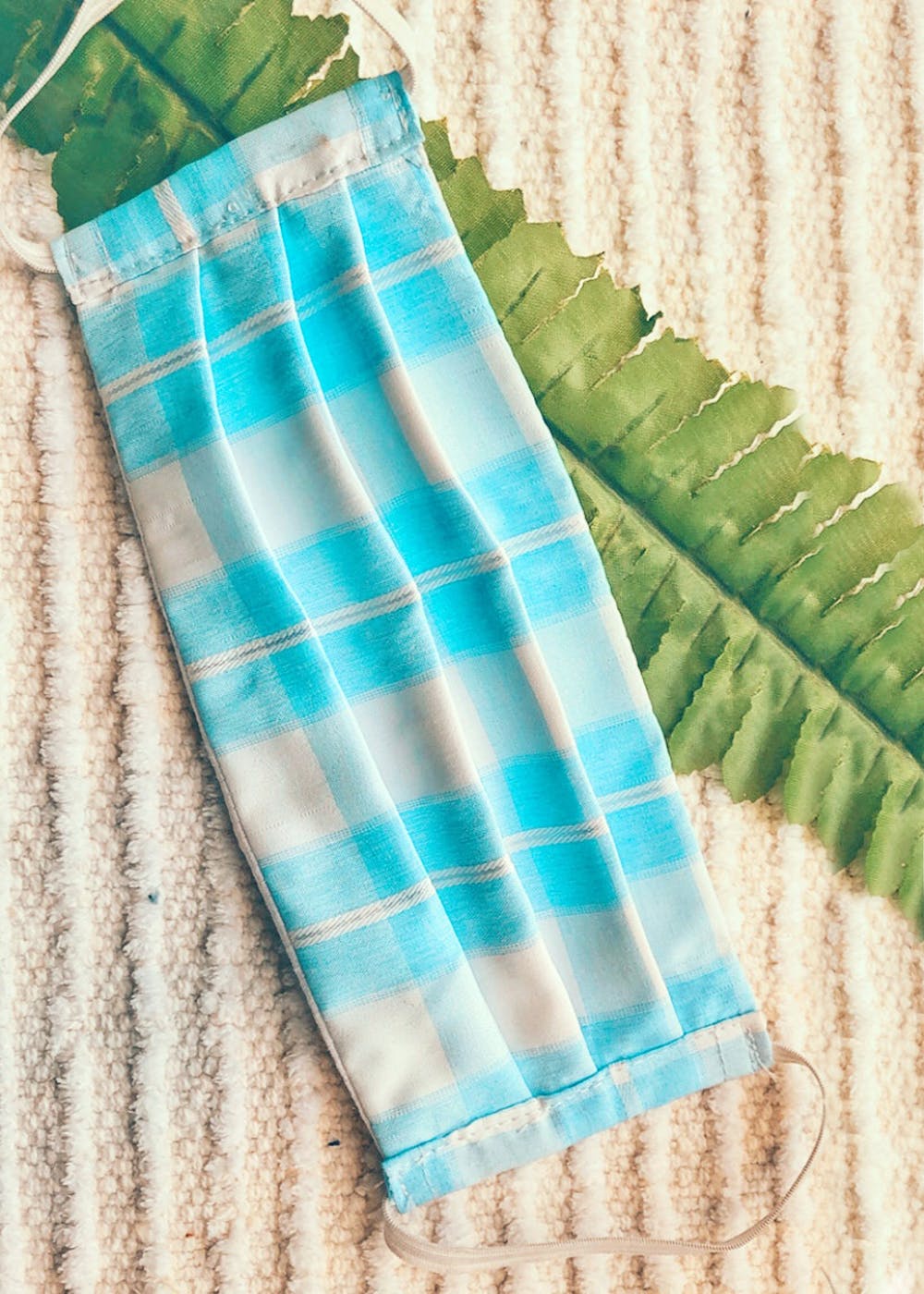 Get Blue Chequered Unisex Face Mask at ₹ 149 | LBB Shop