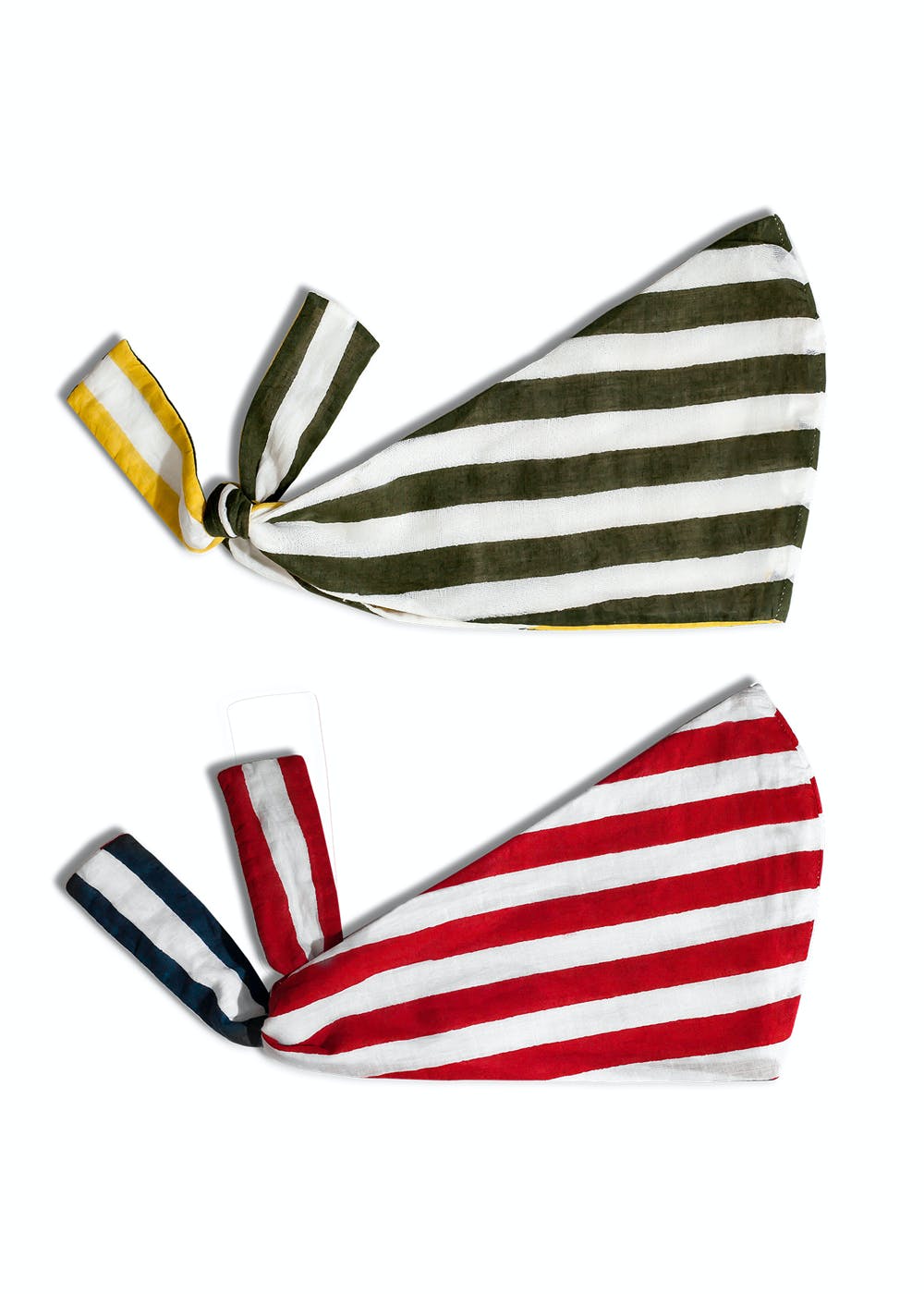 Get Cabana Striped Reversible Knot Mask - Set of 2 at ₹ 625 | LBB Shop