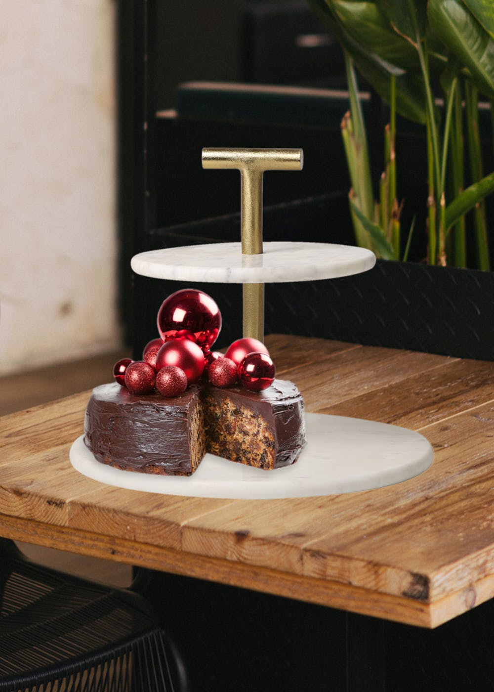 Get Marble 2-Tier Cake Stand, Cupcake and Dessert Stand at ₹ 2999 | LBB ...