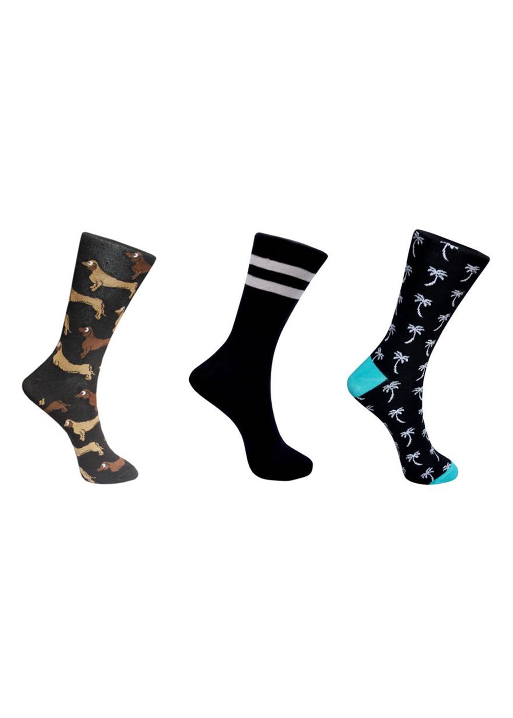 Get Set of 3 Knitted Design Multi Colored Socks at ₹ 350 | LBB Shop
