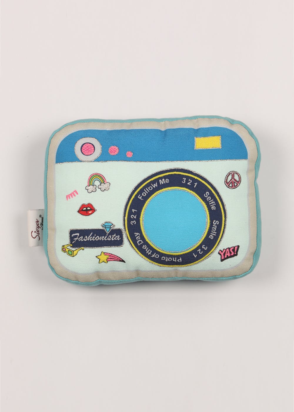 Get Printed Polyduck Insta Camera Stuffed Cushion at ₹ 895 | LBB Shop