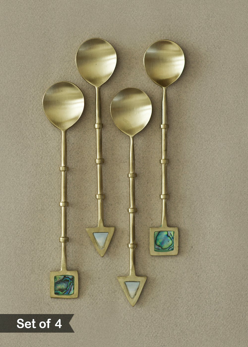Get Celestial Dessert Spoons - Set of 4 at ₹ 1350 | LBB Shop