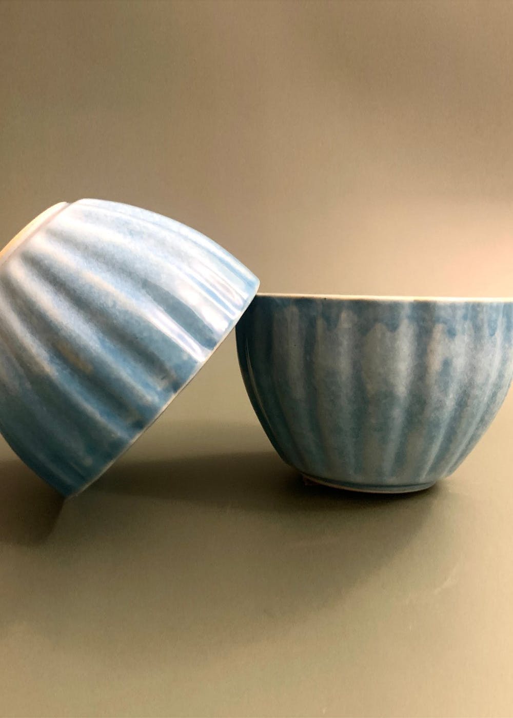 Get Blue Ceramic Bowl Set of 2 at ₹ 399 | LBB Shop
