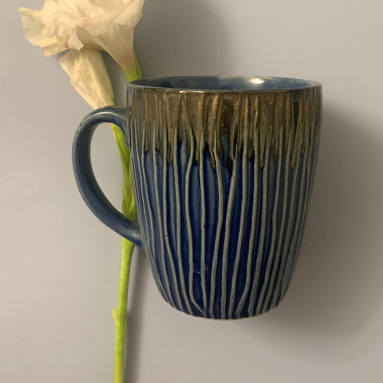 Get Glossy Blue Coffee Mug (Set of 2) at ₹ 599 | LBB Shop