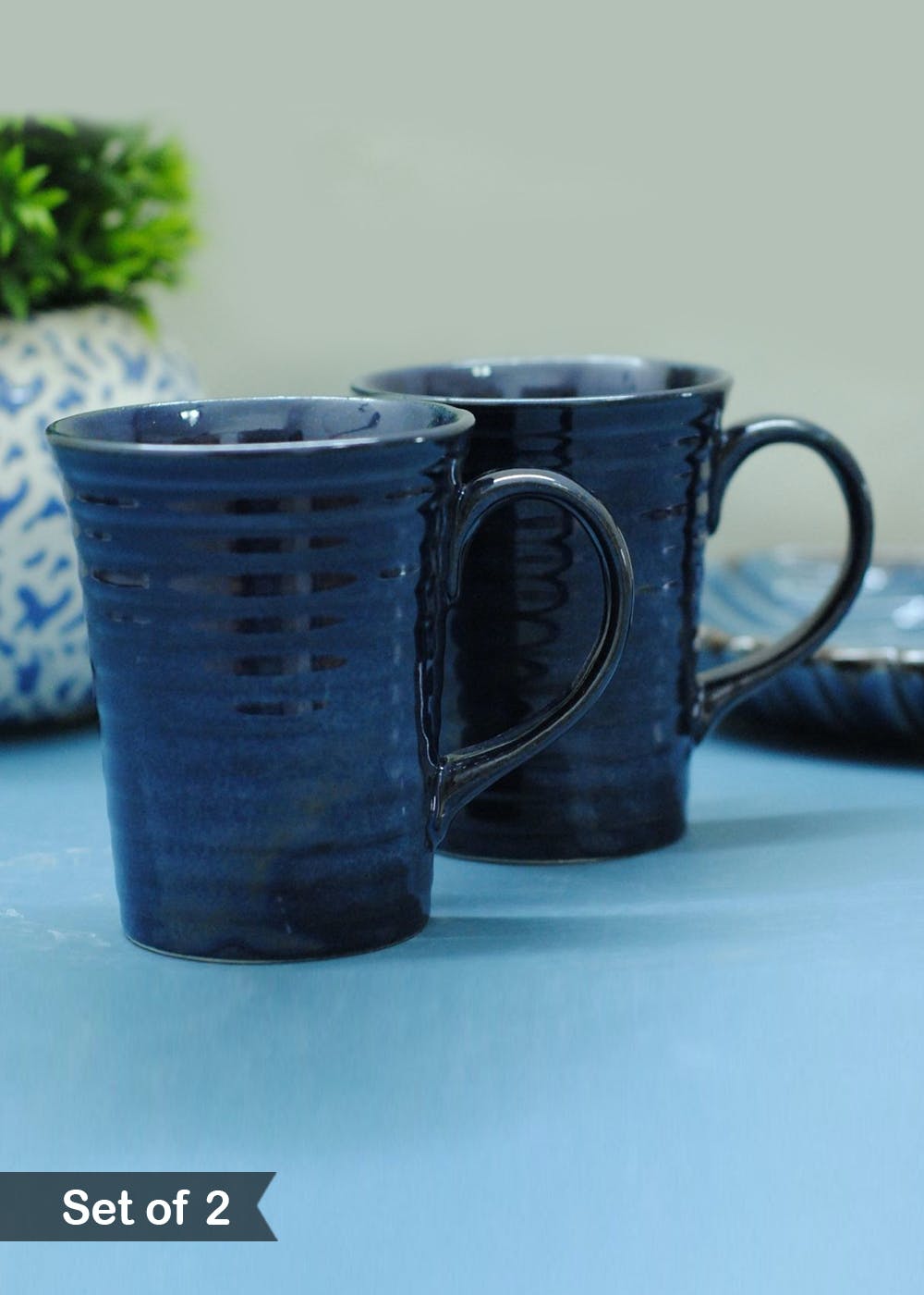 Get Midnight Blue Coffee Mug (Set of 2) at ₹ 599 | LBB Shop