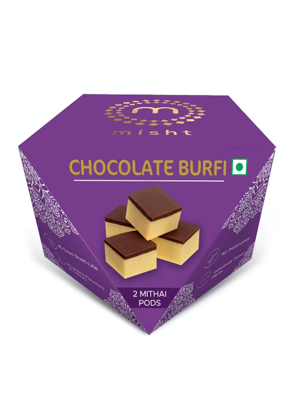 Get Preservative Free Chocolate Burfi Small Pack ( Pack of 5) - 250g at ...