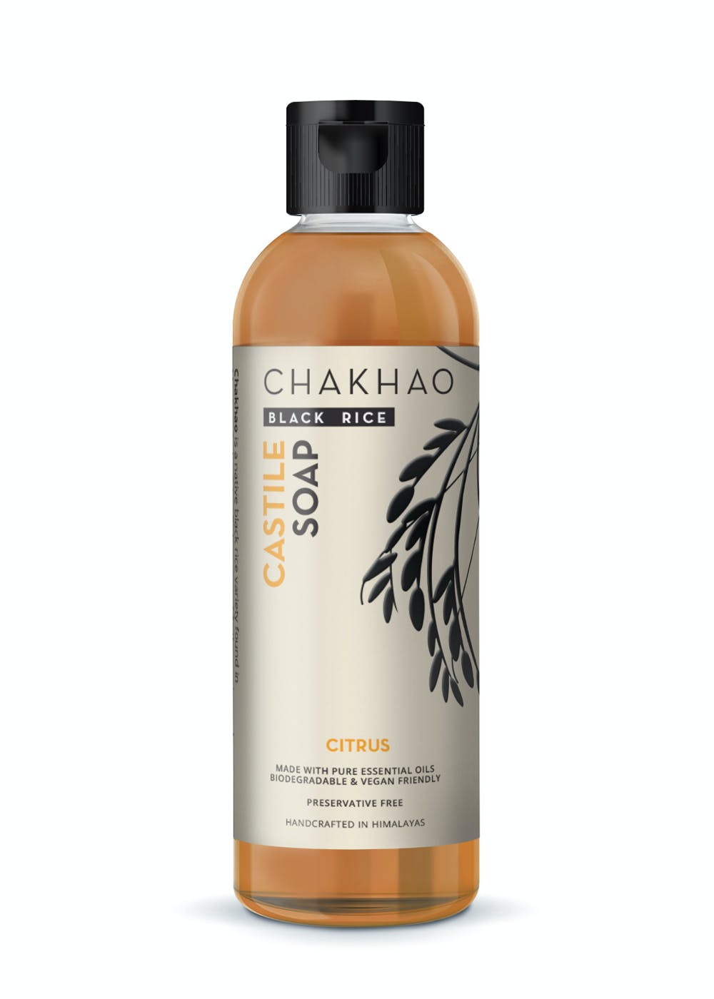 Get Chakhao Black Rice Citrus Liquid Castile Soap - 200 Ml at ₹ 345 ...