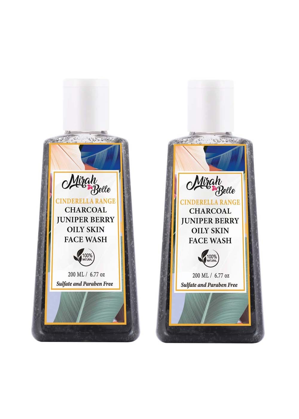 Get Charcoal-Juniper Berry Oily Skin Face Wash Pack of 2 - 400 ml at ...