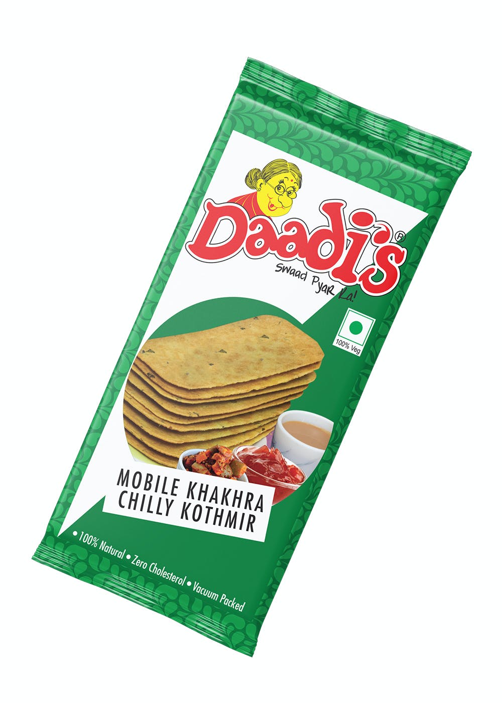 Get DAADIS MOB-KHAKHRA CHILLY KOTHMIR 50G at ₹ 30 | LBB Shop
