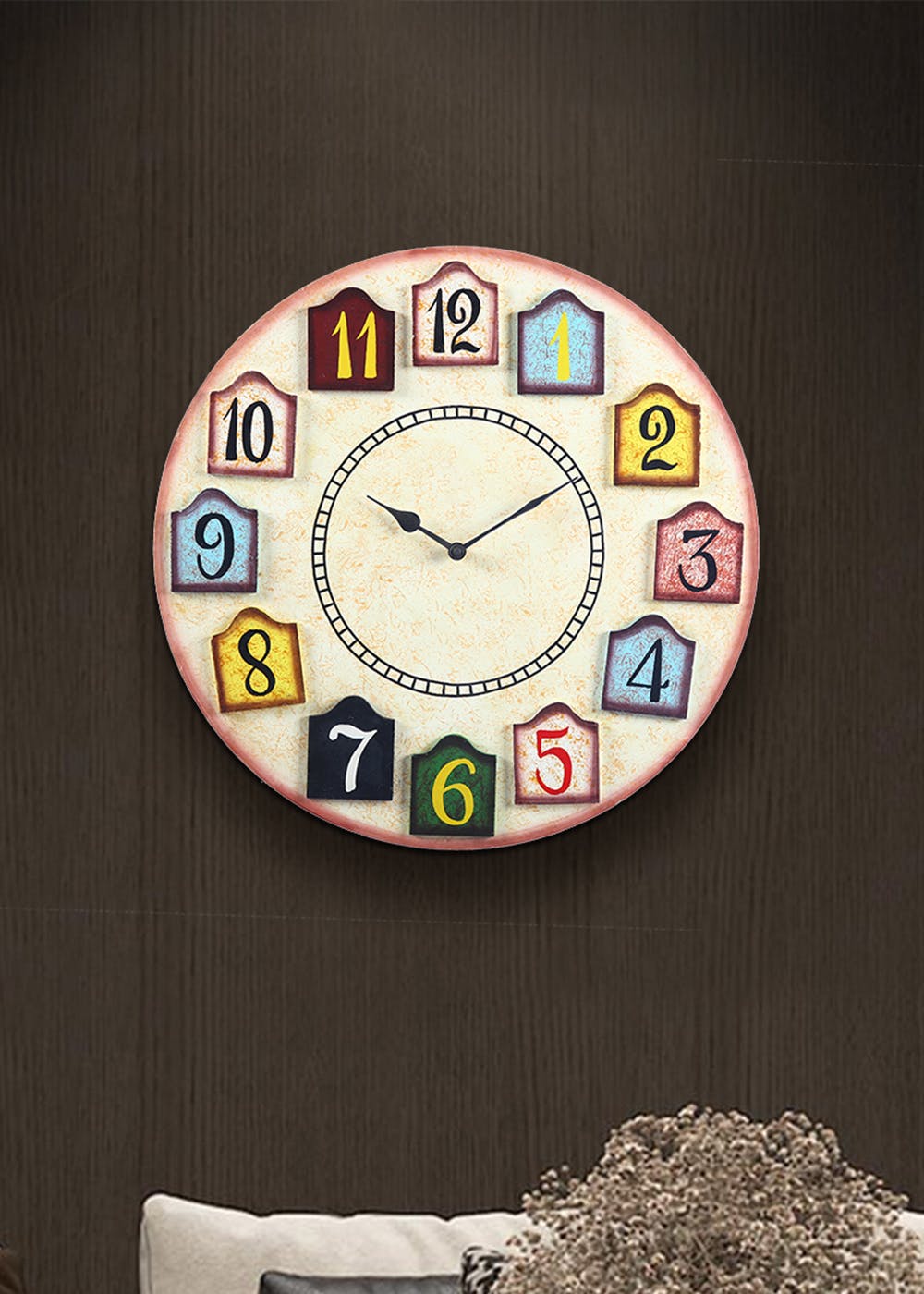 Get Abstract Hand Painted Wall Clock at ₹ 4799 | LBB Shop