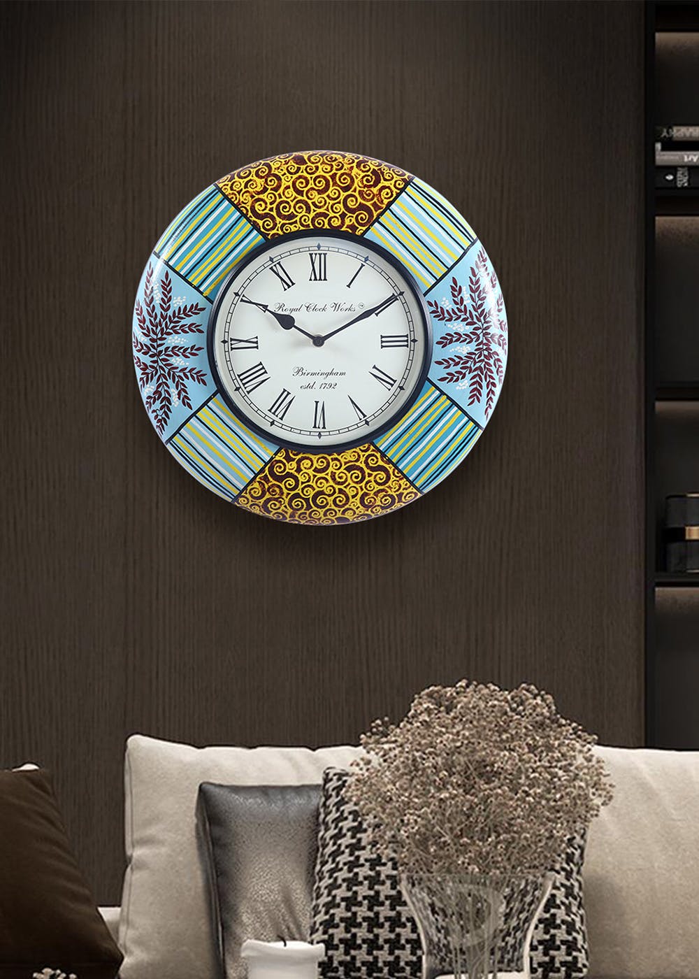 Get Hand Painted Summer Theme Wall Clock at ₹ 3299 | LBB Shop