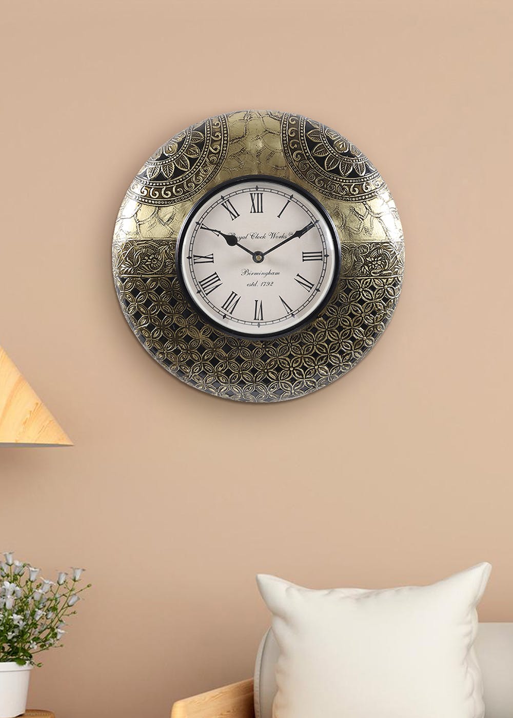 Get Designer Dual Shade Wall Clock at ₹ 3099 | LBB Shop