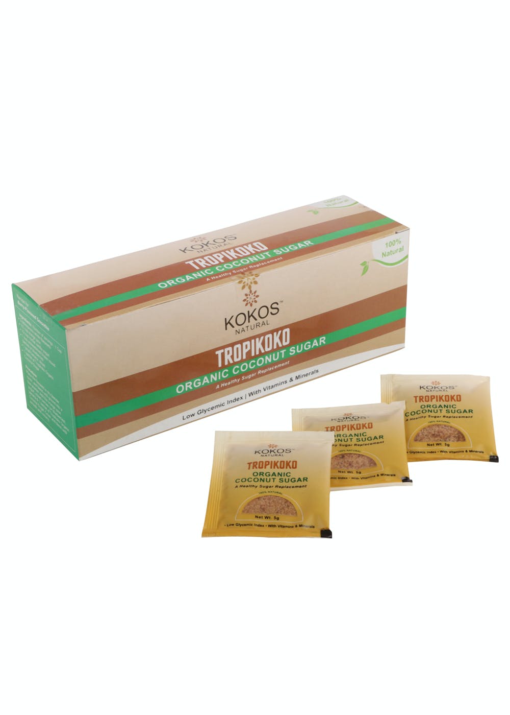 Get Tropikoko Organic Coconut Sugar Sachet Box at ₹ 160 | LBB Shop