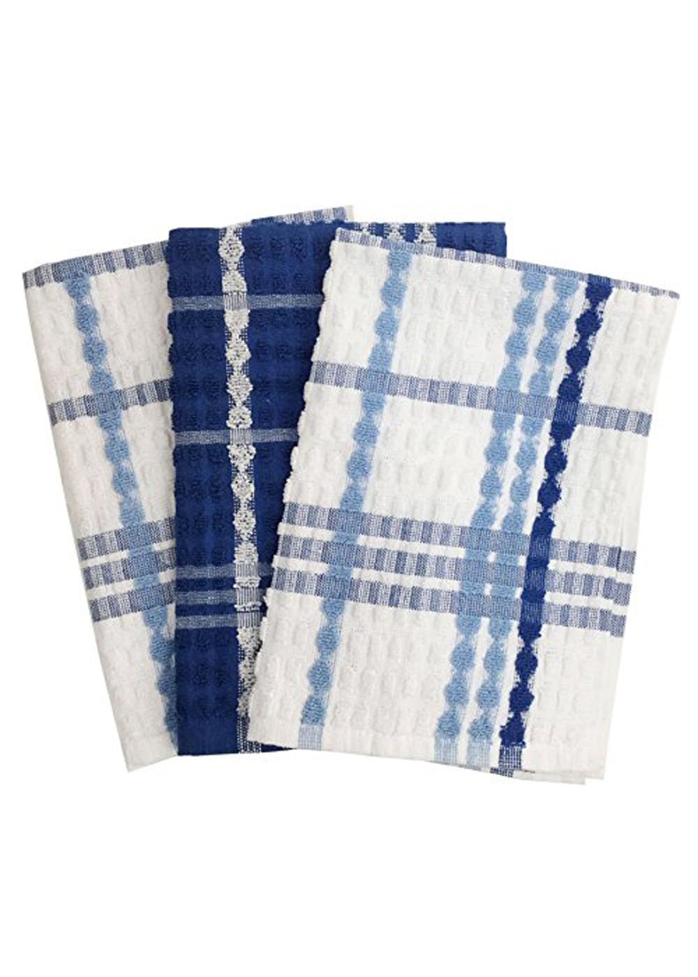 Get Blue Thick Terry Tea Dish Towel - Set Of 3 at ₹ 429 | LBB Shop