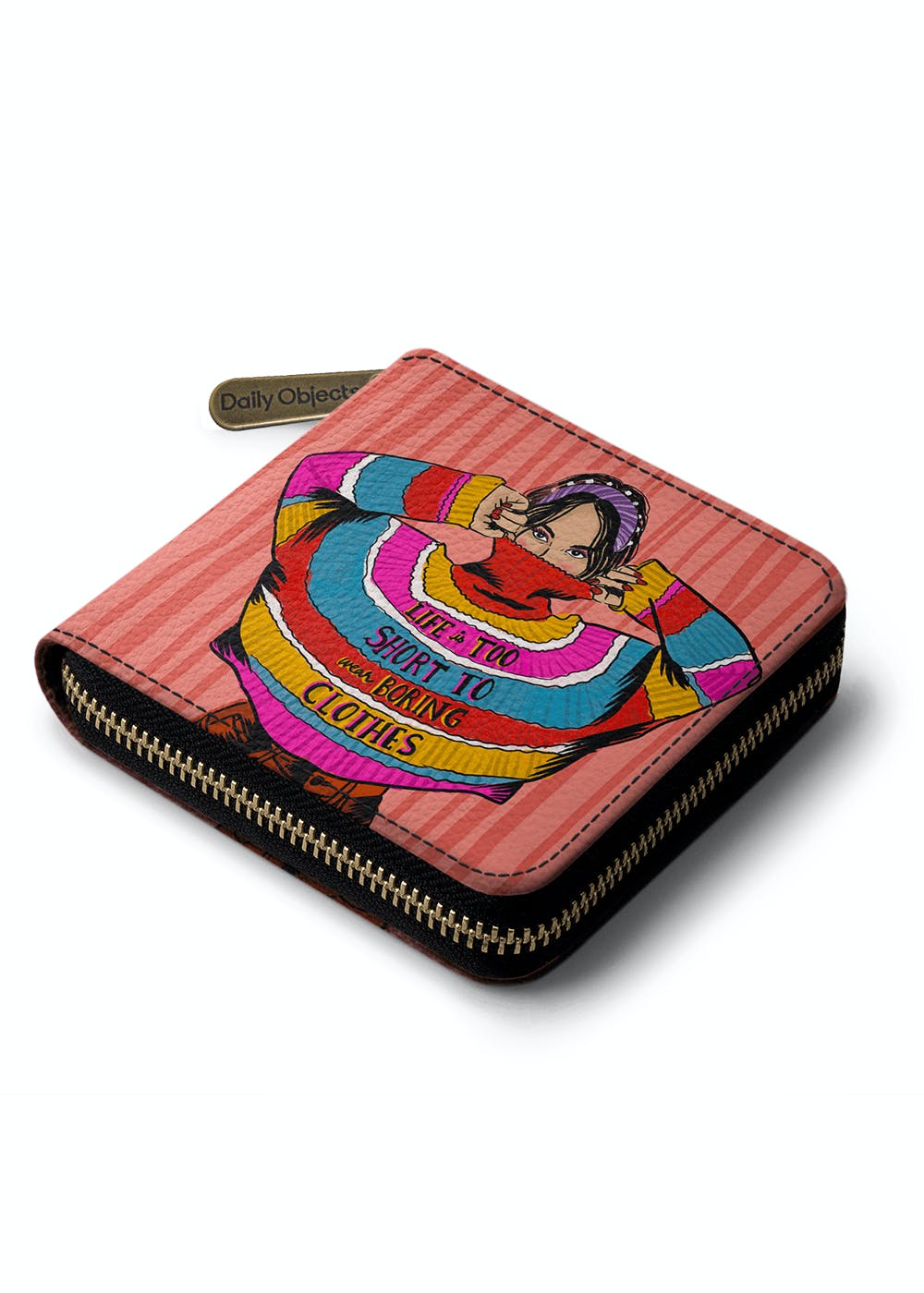 Get Colourblock Jumper Zip Wallet at ₹ 1249 | LBB Shop