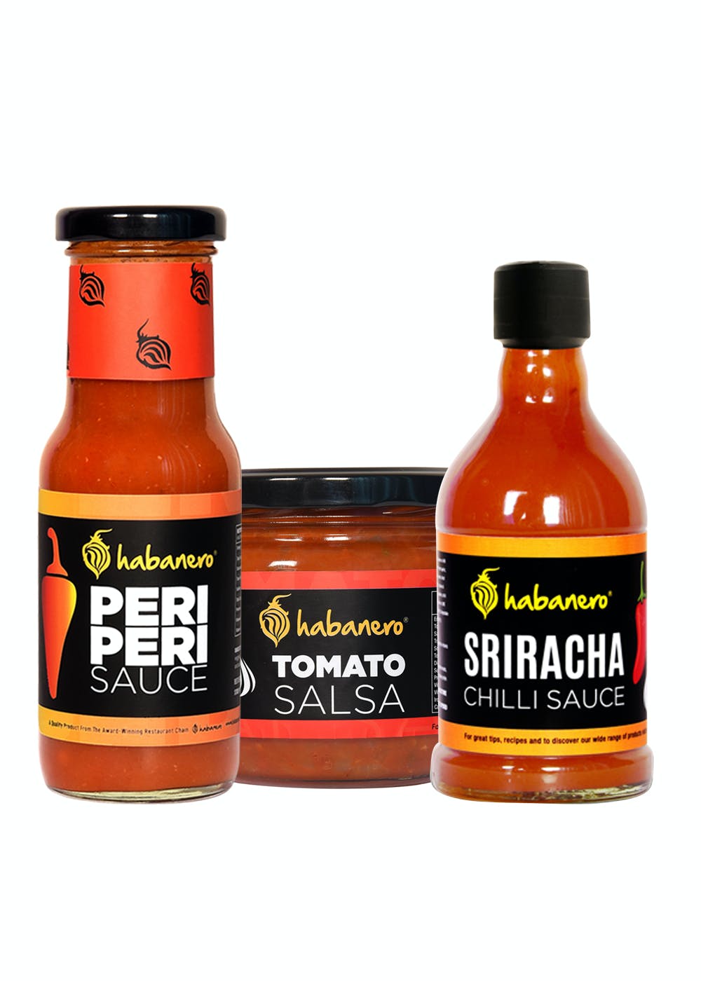 Get Tomato Salsa, Sriracha Chilli & Peri Peri Sauce Combo - Set of 3 at ...