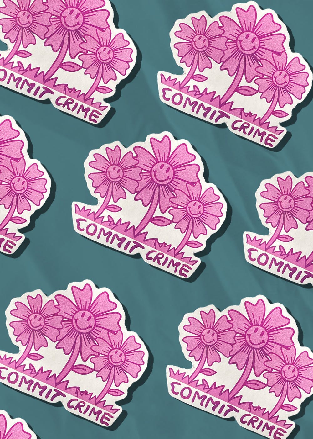 Get "Commit Crime" Sticker at ₹ 60 | LBB Shop