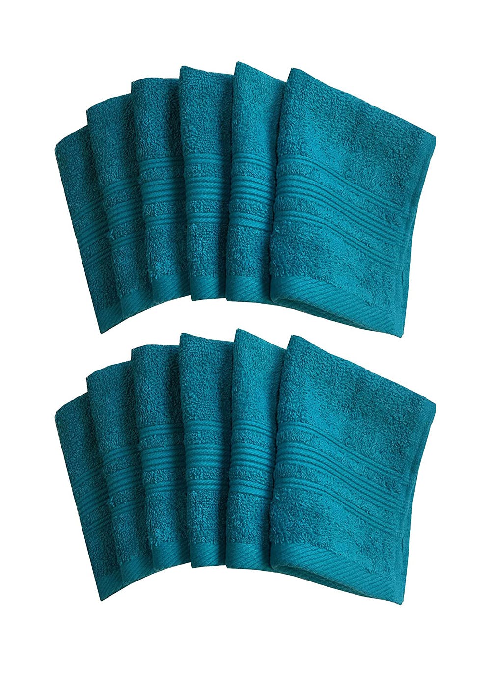 Get Blue Bird Super Soft Cotton Face Towel - Set Of 12 at ₹ 588 | LBB Shop