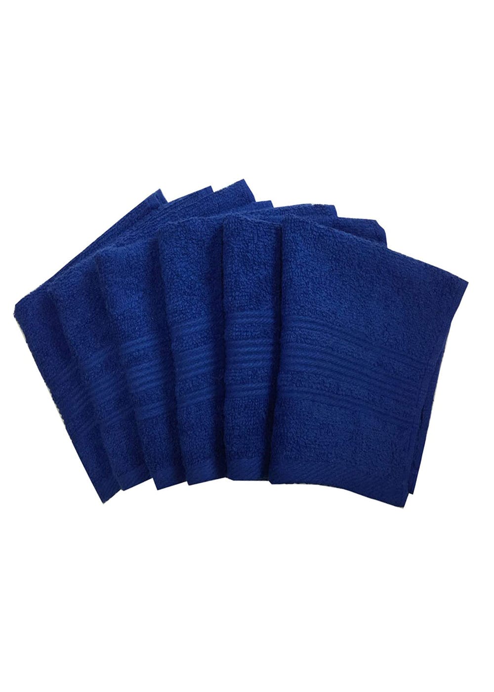 Get Nautical Blue Super Soft And Fluffy Face Towel - Set Of 6 at ₹ 294 ...