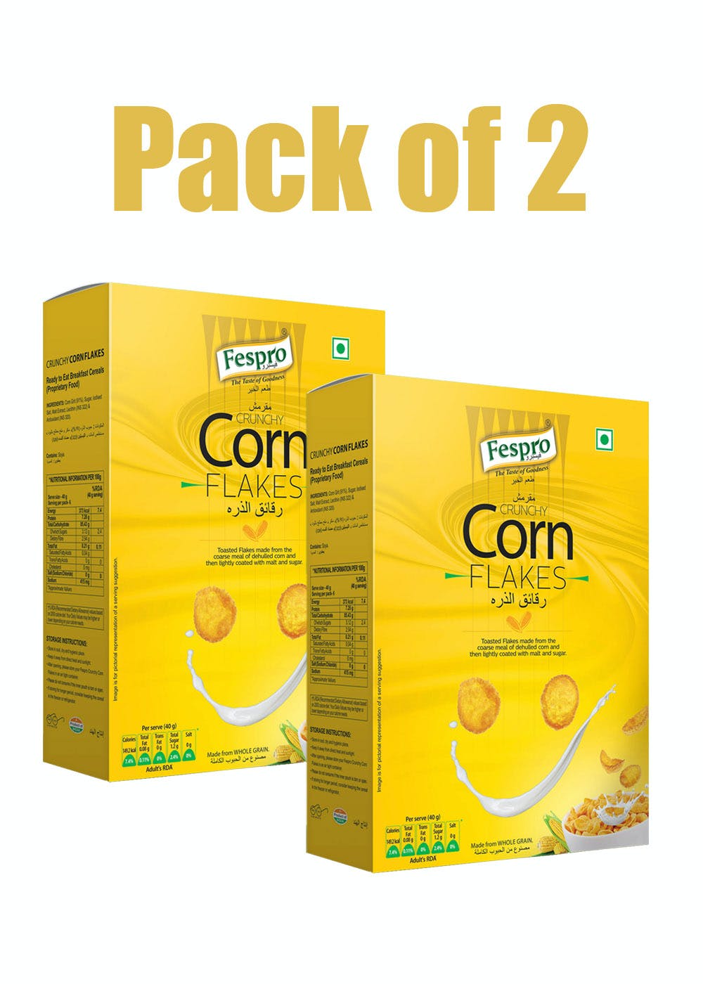 Get Cornflakes Box - 275g(Pack of 2) at ₹ 300 | LBB Shop