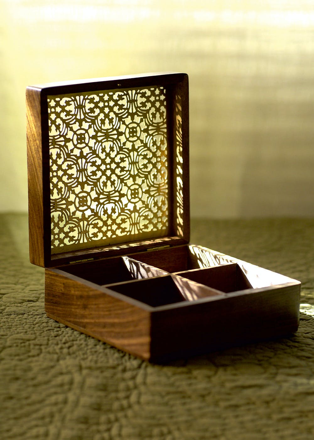 Get Pavitra Box With 4 Partitions at ₹ 1650 | LBB Shop