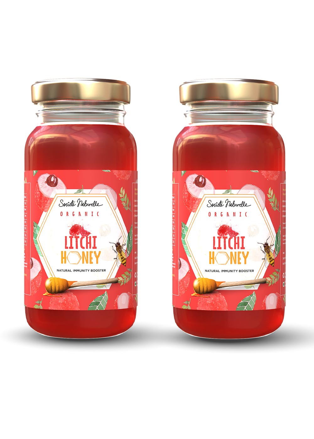Get Organic Litchi Honey - Pack of 2 (250gm Each) at ₹ 500 | LBB Shop
