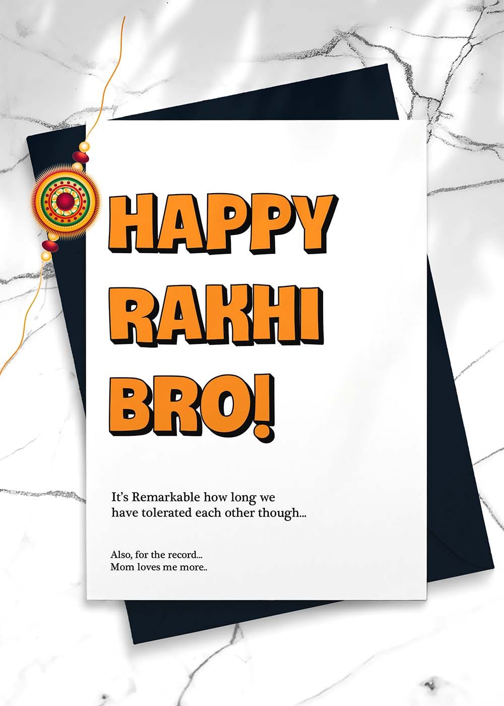 Get Rakhi Card - Happy Rakhi Bro + Rakhi at ₹ 250 | LBB Shop