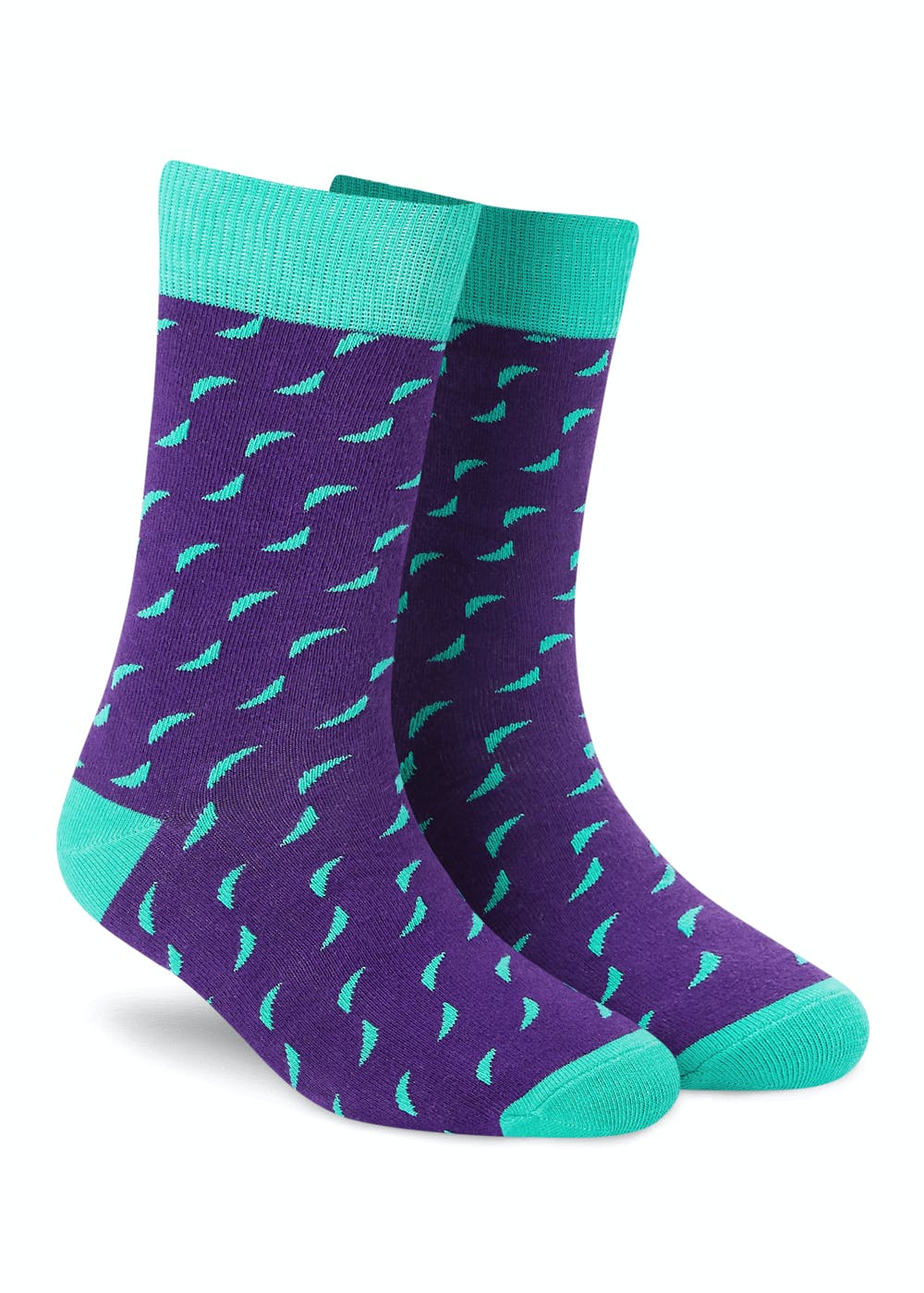 Get Cruise Striped Purple Crew Socks at ₹ 269 | LBB Shop